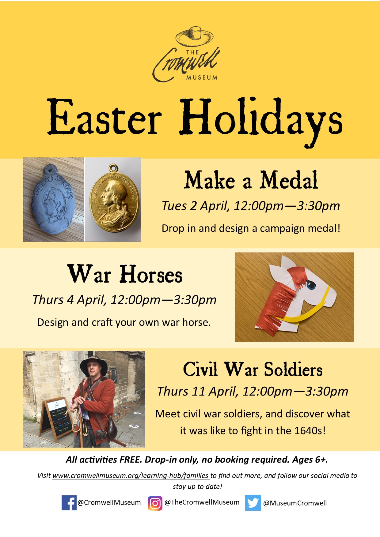 Easter Holidays: Design a War Horse | Cromwell